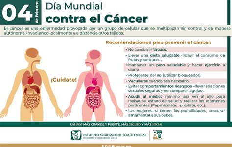 Existen Más De 200 Tipos De Cáncer Imss Chihuahua El Paisano
