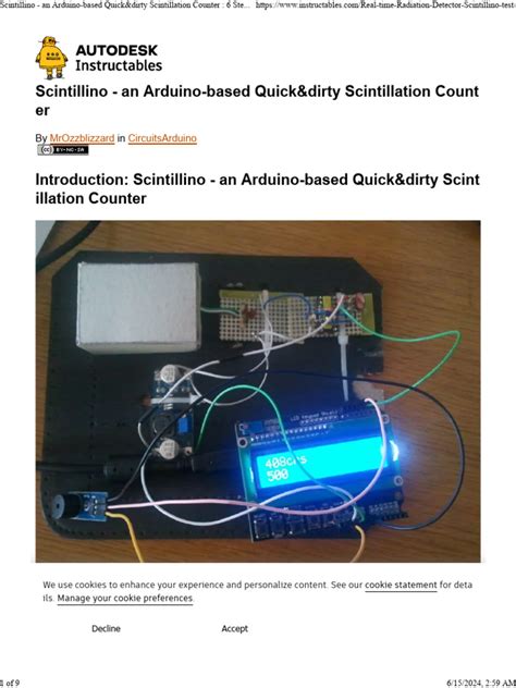Scintillino An Arduino Based Quickanddirty Scintillation Counter 6