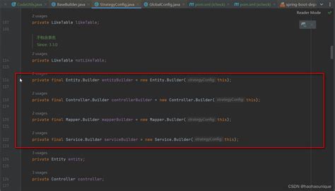 Mybatis Plus代码生成工具全局覆盖已有文件的配置已失效已迁移到策略配置中 Csdn博客