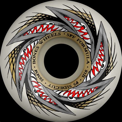 Bones Wheels Spf Skateboard Wheels Pool Sharknado 58mm P5 Sidecut 81b