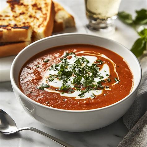 Tomato Basil Soup Recipe Laineyrecipes