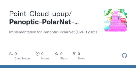 Github Point Cloud Upup Panoptic Polarnet Officialrep Implementation