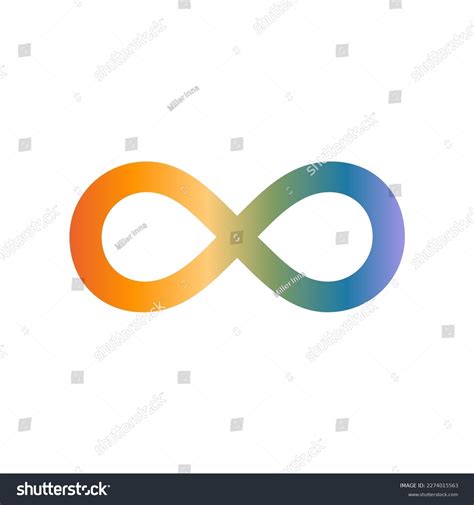 Rainbow Infinity Icon World Autism Awareness Stock Vector Royalty Free 2274015563 Shutterstock