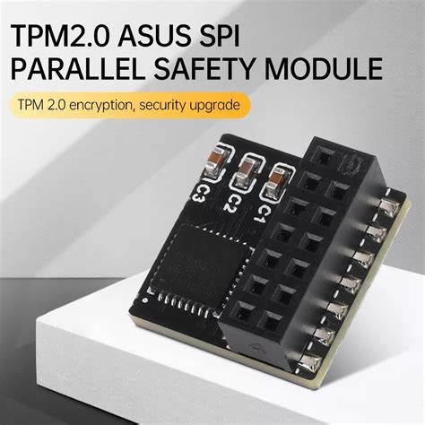 Tpm 2 0 Spi Parallel Encryption Safety Module 14 Pin Spi Remote Card
