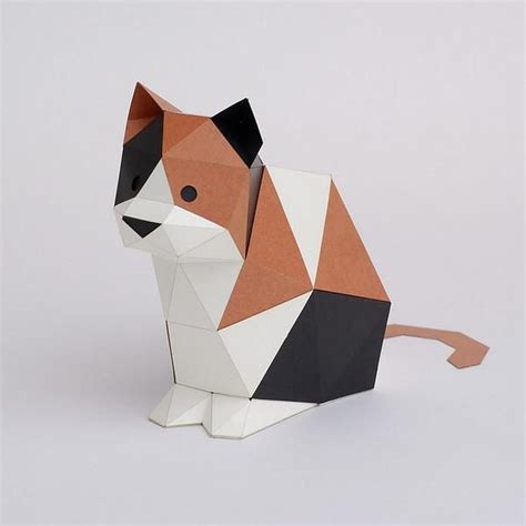 Kakukaku Tiny Papercraft Animal Paper Animals Paper Crafts Animal
