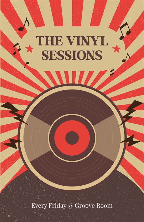 Free Vintage Poster Templates Editable And Printable