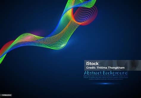 부드러운 연기 입자 웨이브 빛나는 요소와 빅 데이터 테크노 배경 하이테크 개념 0명에 대한 스톡 벡터 아트 및 기타 이미지 0명 곡선 과학 Istock