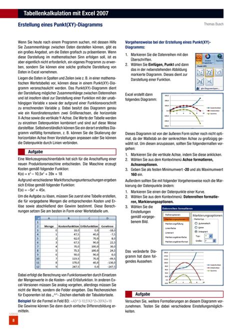 Tabellenkalkulation Mit Excel 2007 Westermann