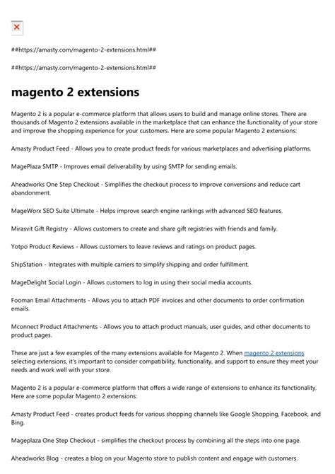 Ppt Magento 2 Extensions Powerpoint Presentation Free Download Id12161131