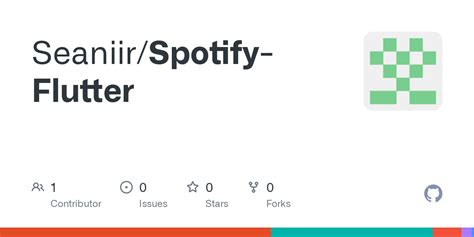 Github Seaniir Spotify Flutter