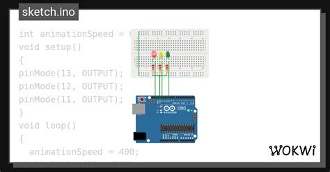 Traffic Blinking Light Wokwi Esp32 Stm32 Arduino Simulator