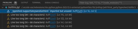 Ruff Linting Internal Vscode Files For Some Reason · Issue 261 · Astral Shruff Vscode · Github