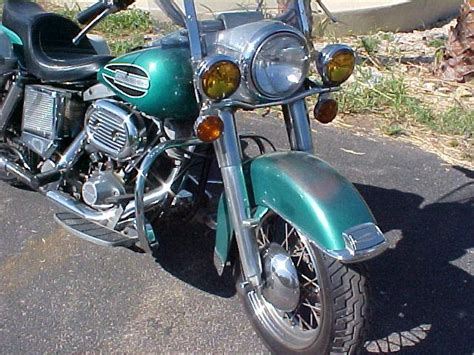 1972 Harley Davidson Flh Electra Glide Emerald For Sale In Round