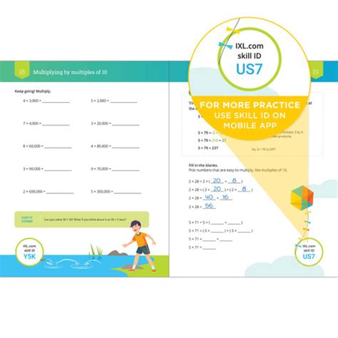Grade 4 Ixl Multiplication Workbook Paperback