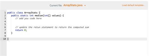 Solved In The Lab Arrays Aggregate Methods For Sum Min