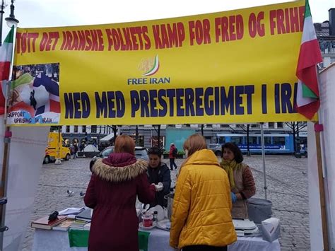 Mek Supporters In Oslo Expose Irans Regime Crimes Against Women Iran