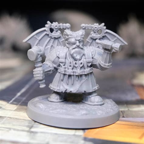 Dwarven Artificer Custom 3d Mini Skinny Minis