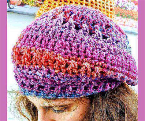 Crochet Slouchy Hat Pattern Sandra Stitches
