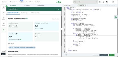 gfg160 geekstreak2025 gfg160days gfg160dayschallenge geeksforgeeks… hrishikesh kumar