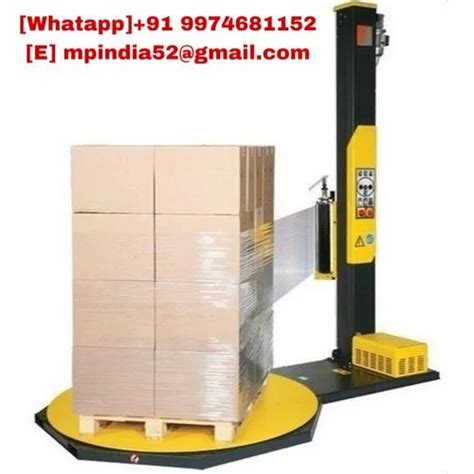 Power Pre Stretch Pallet Wrapping Machine Automation Grade Automatic