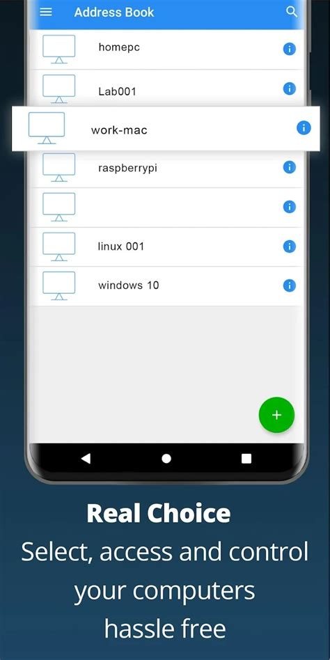 Aplikace Realvnc Viewer