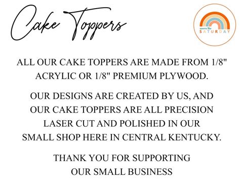 Happy Anniversary Cake Topper Custom Cake Topper For Wedding Etsy