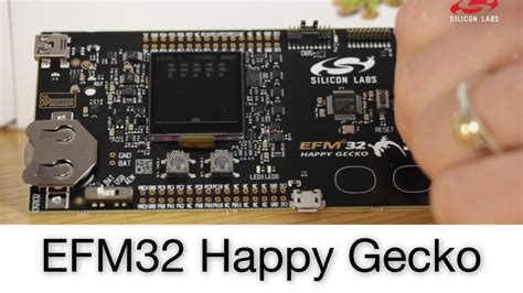 EFM Happy Gecko Cortex M USB Starter Kit From Silicon Labs YouTube