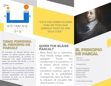 Como Funciona El Principio De Pascal El Principio De Pascal Afirma