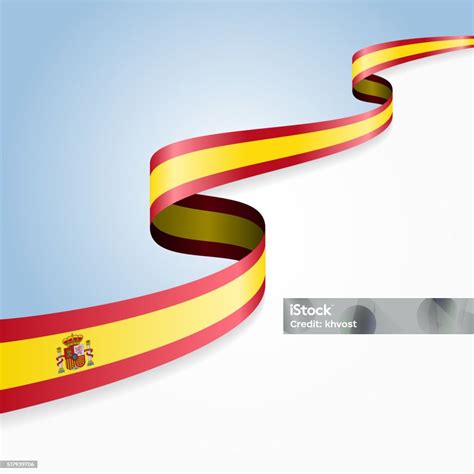 스페인 국기 배경기술 벡터 일러스트레이션 스페인에 대한 스톡 벡터 아트 및 기타 이미지 스페인 리본 파도 패턴 Istock