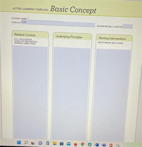 Solved Active Learning Template Basic Concept STUDENT NAME I Chegg
