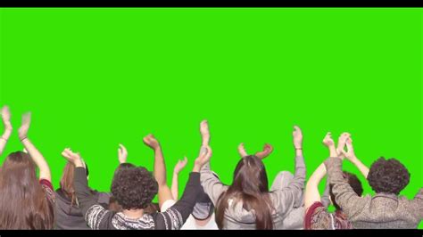 Concert Crowd Mixed Green Screen Stock Asset 4k Youtube