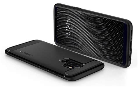 Spigen Rugged Armor Samsung Galaxy S9 Plus Tough Case Black