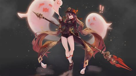 Hu Tao Forest Night Genshin Impact Live Wallpaper Moewalls Hot Sex Picture
