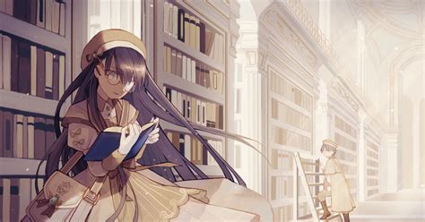 オリジナル 図書館のプラチナ かかし陽太のイラスト Pixiv