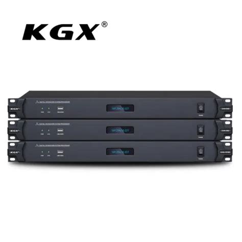 Black Colour Audio Matrix In Out With Dante And Display Dsp Sound