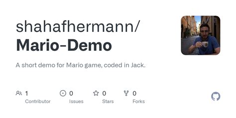 GitHub Shahafhermann Mario Demo A Short Demo For Mario Game Coded