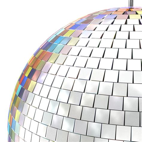 3d Disco Ball Rainbow Model