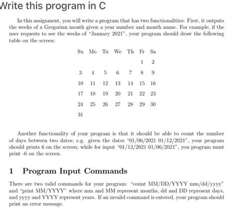 Solved Write This Program In C In This Assignment You Will Chegg