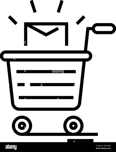 Consumer Goods Line Icon Concept Sign Outline Vector Illustration