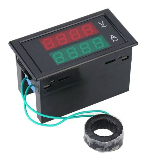 Voltímetro Amperímetro Digital Led 110v 220v 100a Shunt Ac Mercado
