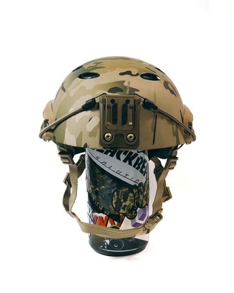Evolution Gear Multicam 4 Hole Carbon High Cut Type Helmet Devtsix