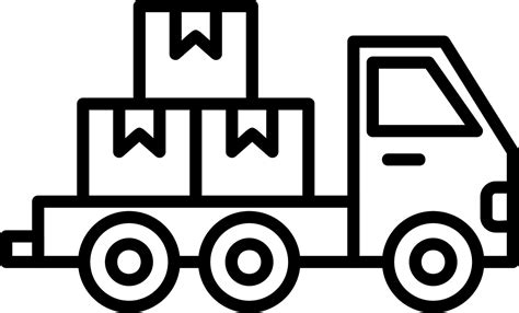 Truck Cargo Vector Icon 20503866 Vector Art At Vecteezy