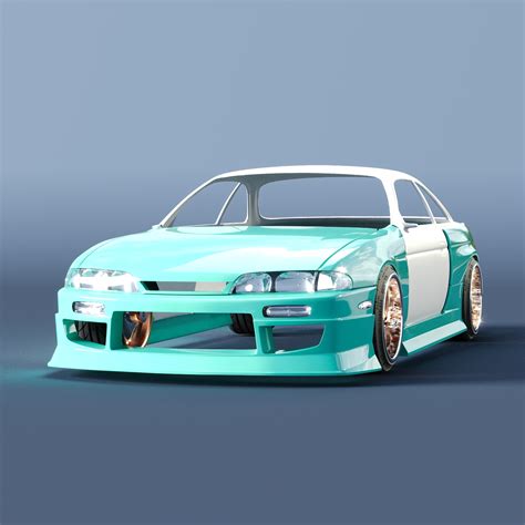 🇯🇵 Nissan S14 Silvia D Max Body Kit 124 Scale・ 3d File For 3d Printing