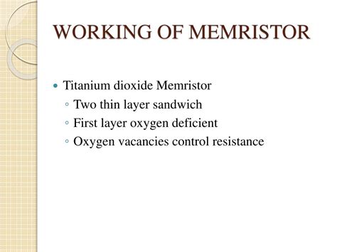 Ppt Memristor Powerpoint Presentation Free Download Id7040314