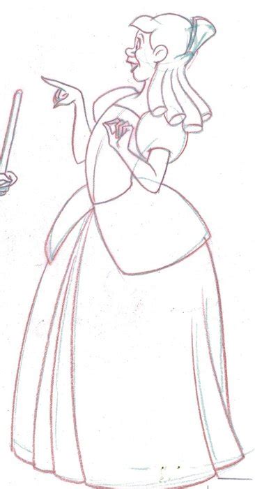 Cardona Josep Maria Original Production Drawing Cinderella