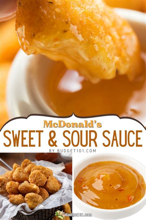 Mcdonalds Sweet And Sour Sauce Recipe Recipe In 2024 Sweet And
