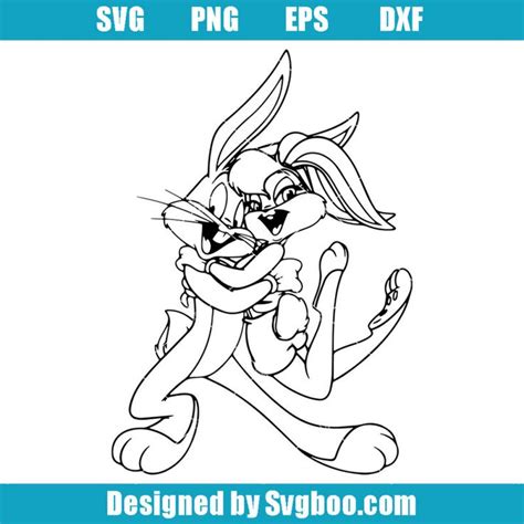Bugs And Lola Svg Lola Bunny Svg Looney Tunes Svg Cartoon Svg Bunny