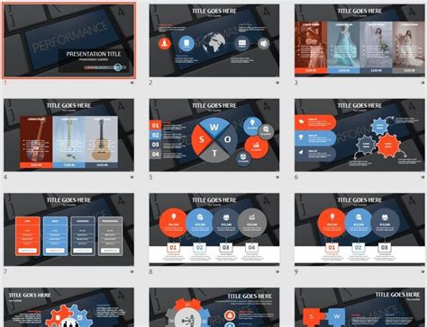 Annual Performance Report Powerpoint Template 51795