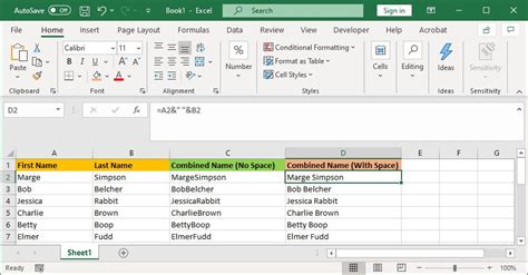 How To Combine Two Columns In Microsoft Excel Quick And Easy Method 2022