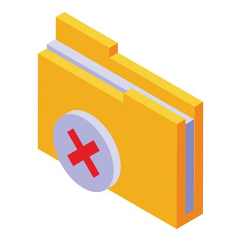Closed Folder Icon Isometric Style Vector Art At Vecteezy